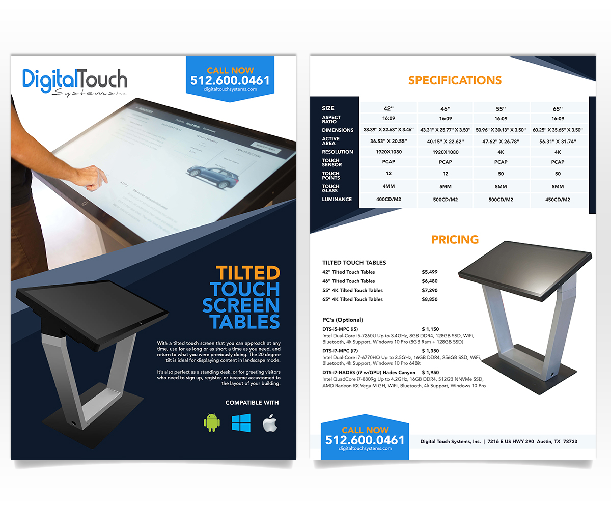 Elegant, Playful, Technology Equipment Flyer Design for a Company by ...