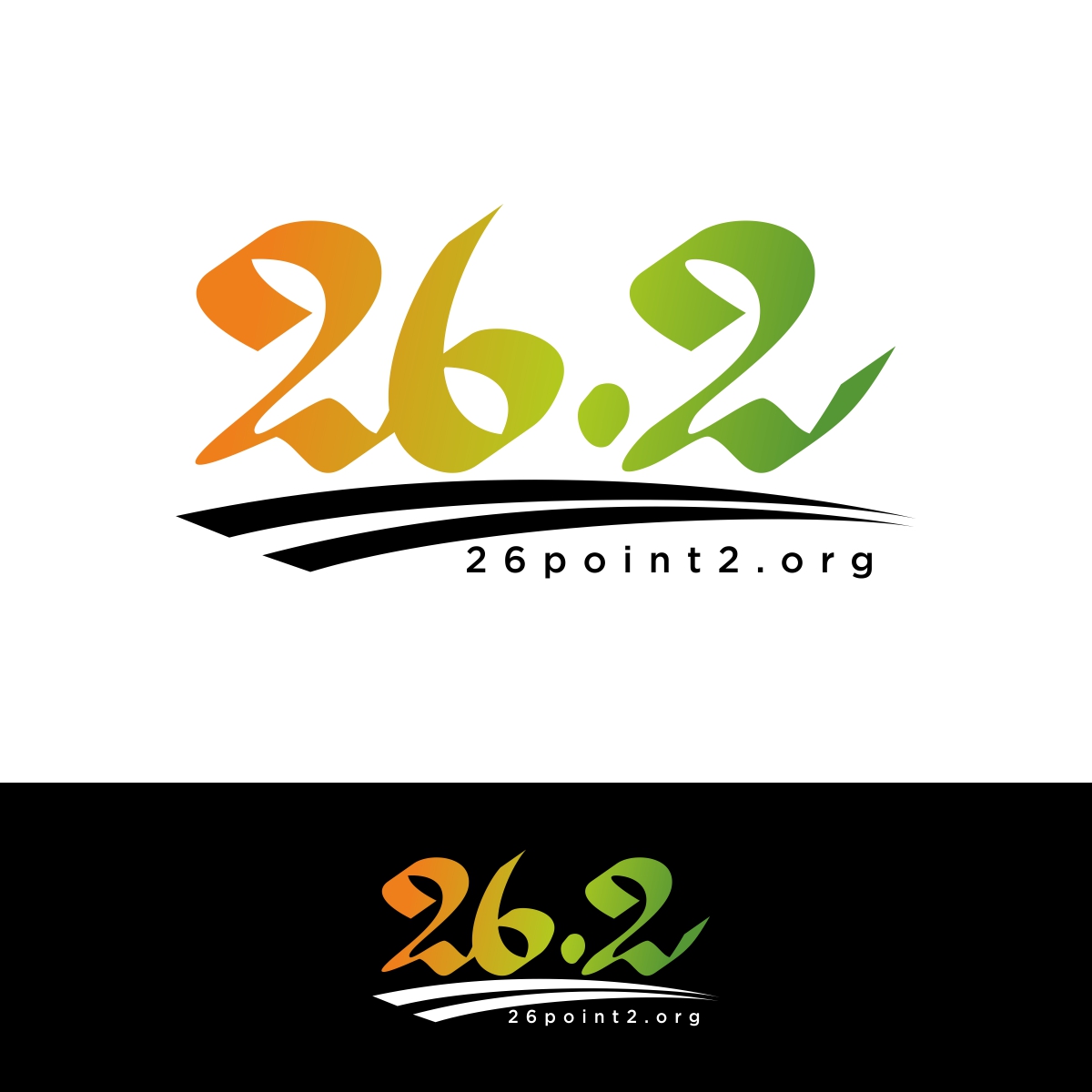 Elegant, Playful Logo Design for 26.2 or 26point2.org or 26pt2.org by ...