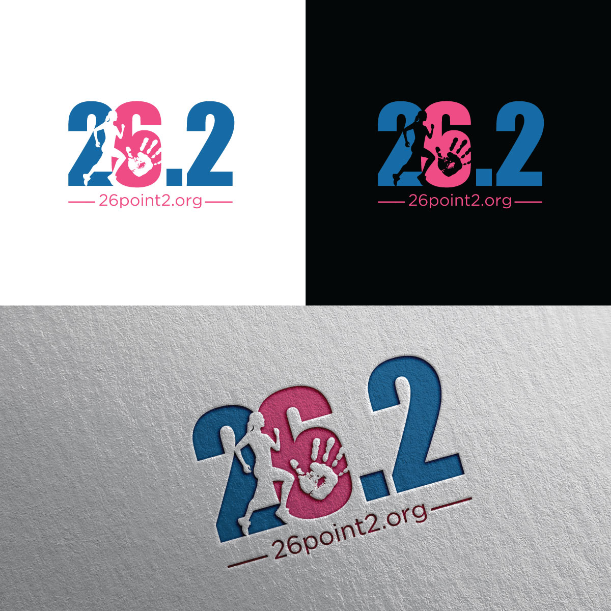Elegant, Playful Logo Design for 26.2 or 26point2.org or 26pt2.org by ...