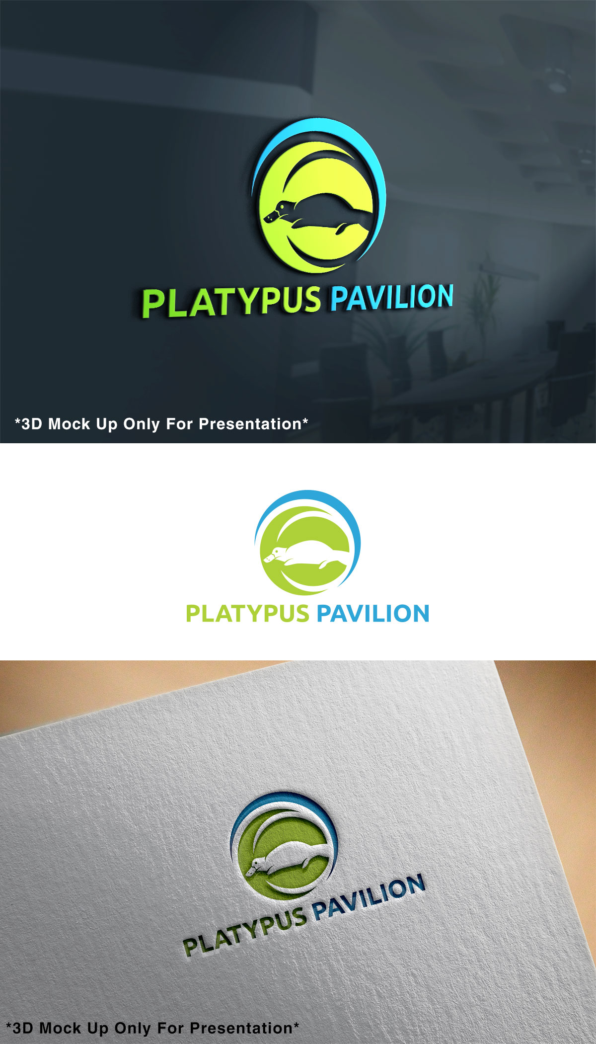 Playful, Colorful Logo Design for Platypus Pavilion by logograph ...
