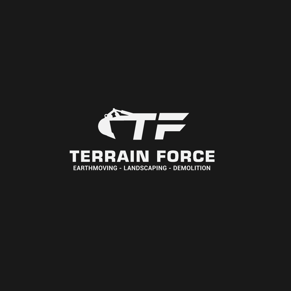 Elegant, Playful Logo Design for Terrain Force Earthmoving Landscaping ...