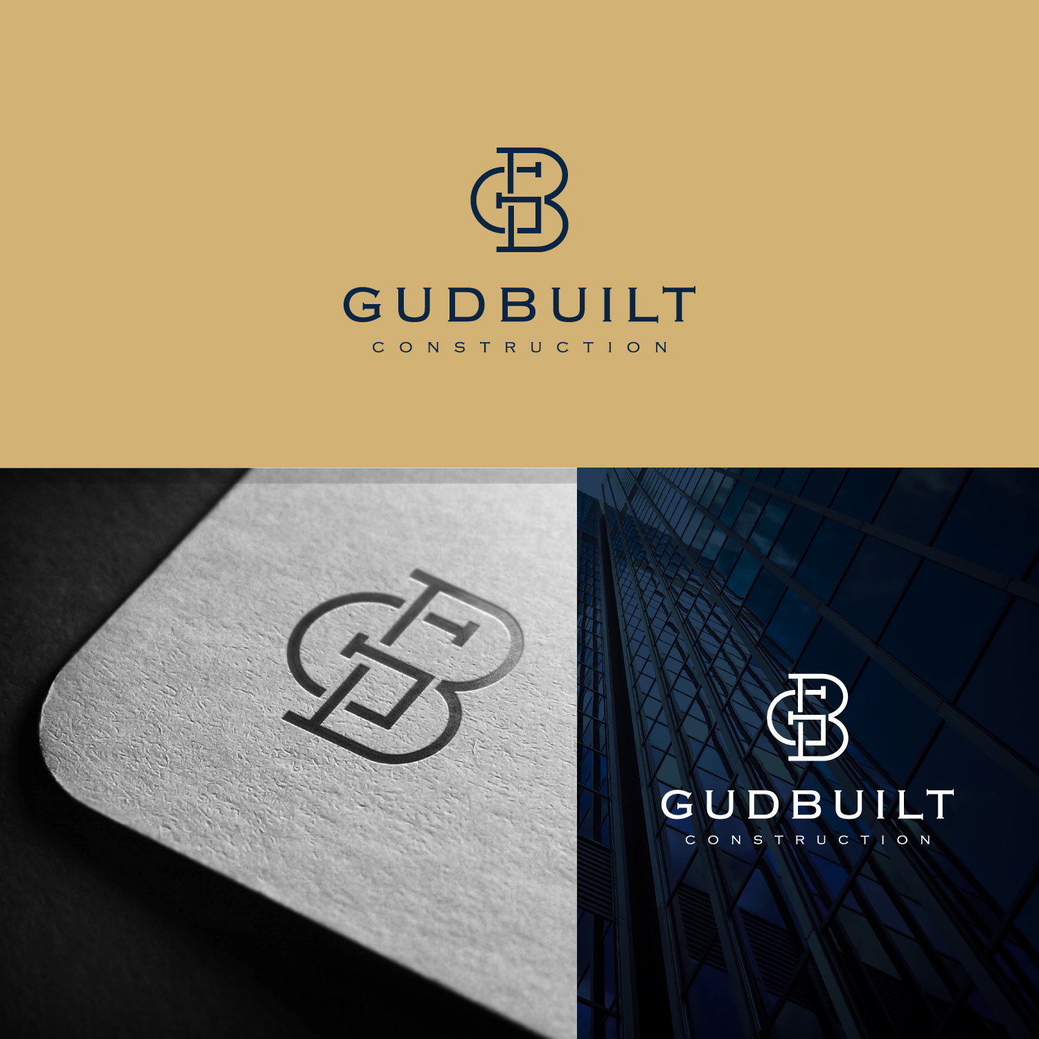 Serious, Modern, Builders Logo Design for GudBuilt Construction by ...