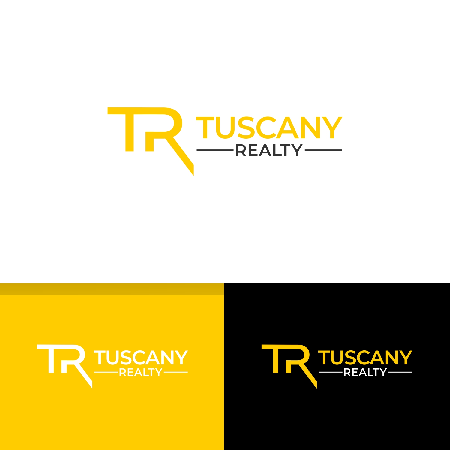 Bold, Playful, Real Estate Agent Logo Design for Tuscany Realty by V ...