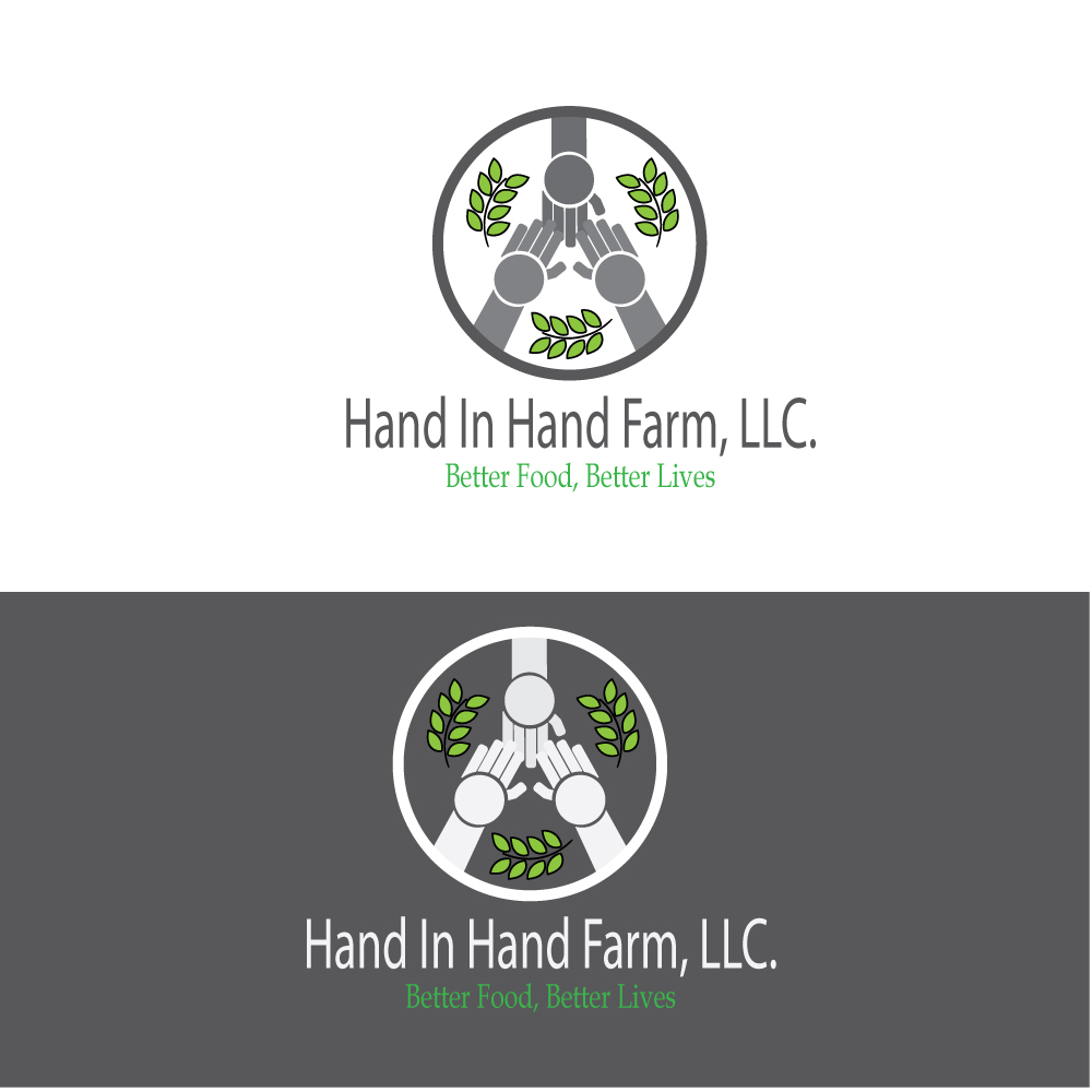 Bold, Serious, Farming Logo Design for Hand In Hand Farm, LLC. We would ...