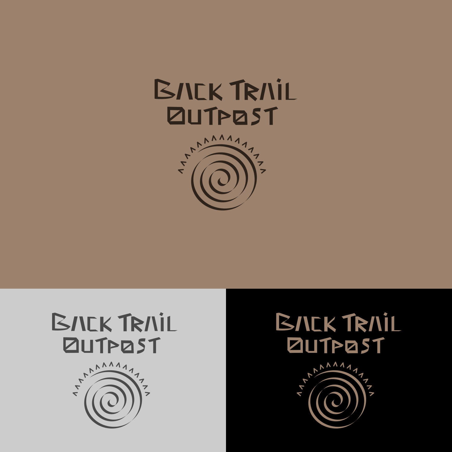 Bold, Serious Logo Design for Back Trail Outpost by B8 | Design #22076843