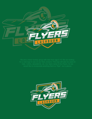 Lashburn Flyers Minor Hockey Team New Logo Design | 89 Logo Designs for ...