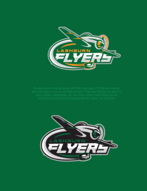 Lashburn Flyers Minor Hockey Team New Logo Design | 89 Logo Designs for ...