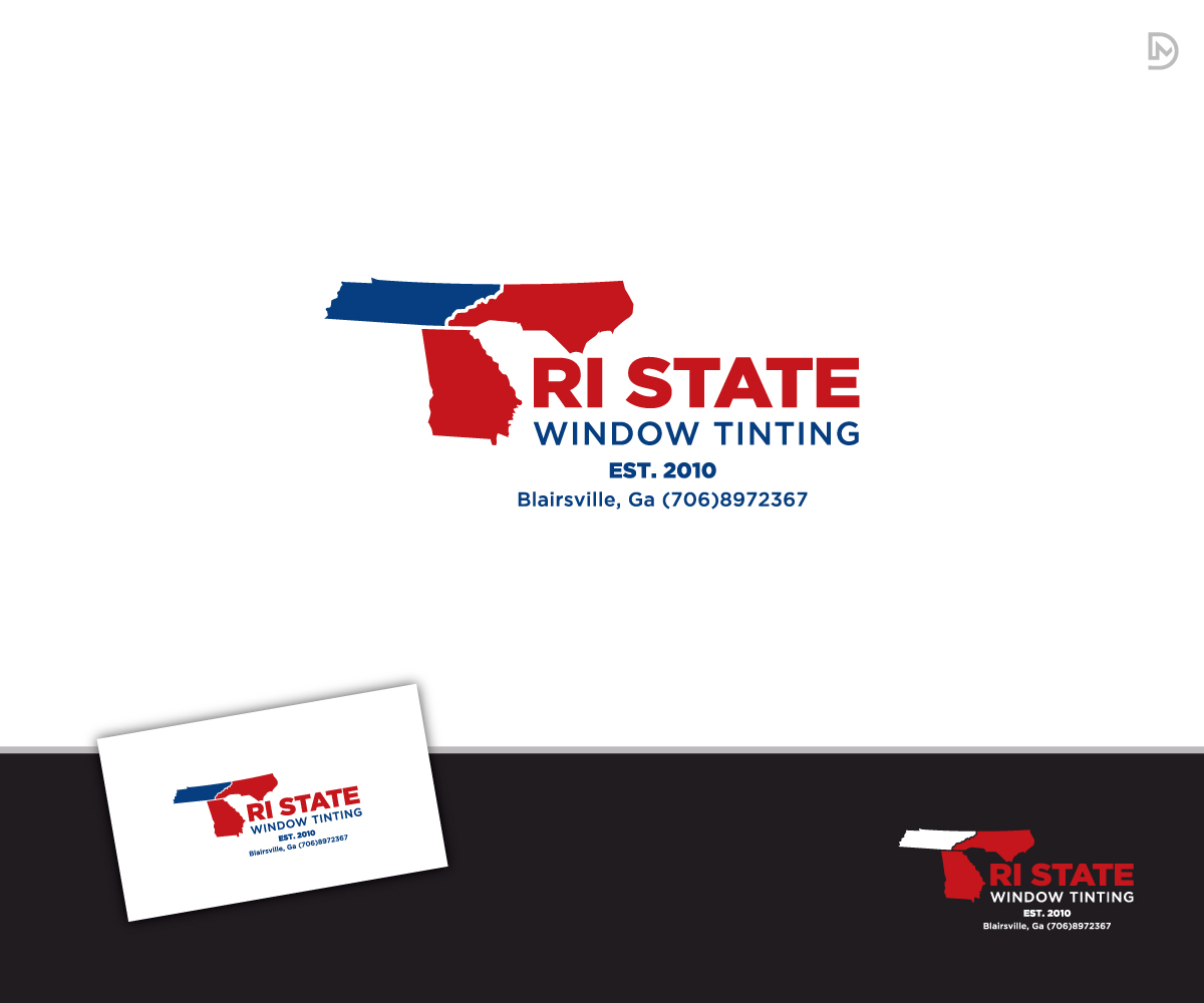 Bold, Professional, Window Tinting Logo Design for Tri state Window ...