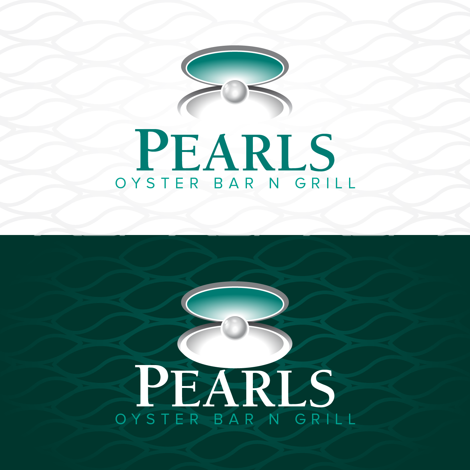 Elegant, Playful Logo Design for Pearls Oyster Bar N Grill by lightning ...