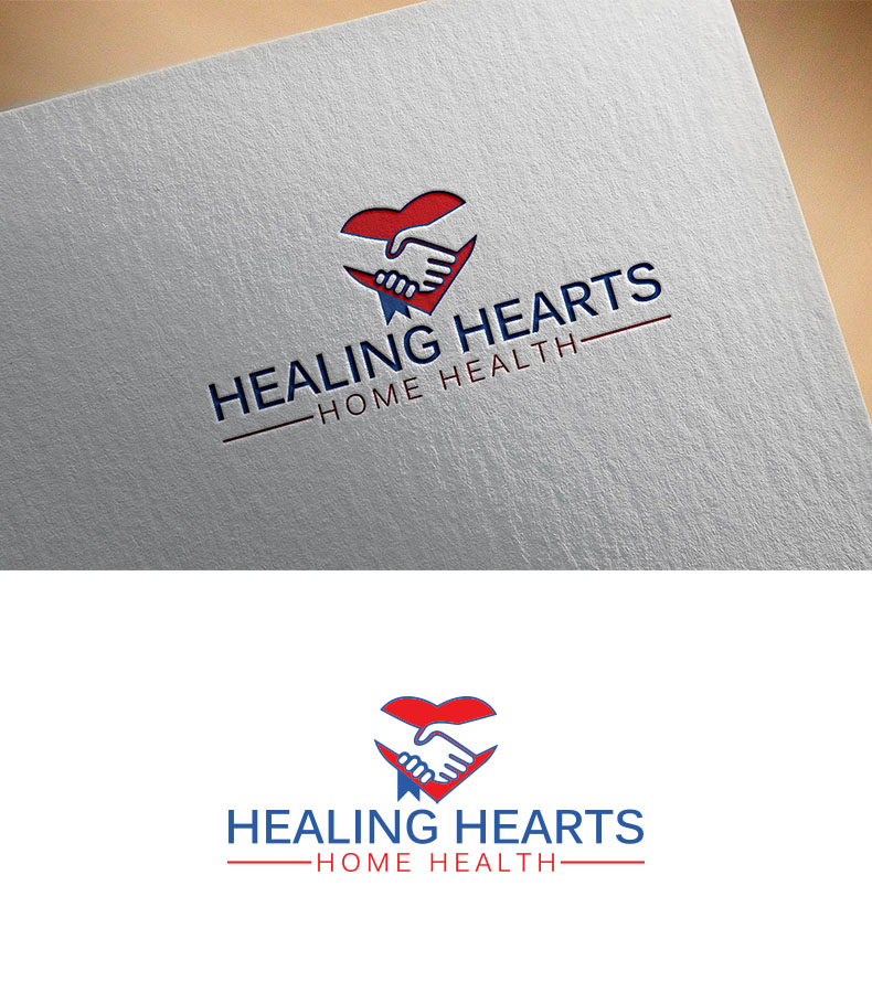 Modern, Bold, Home Health Care Logo Design for Healing Hearts Surgical ...