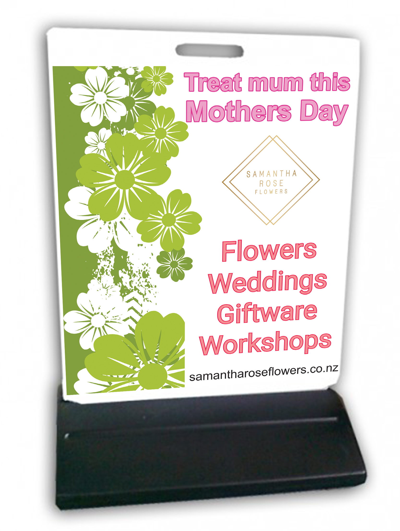Modern, Professional, Florist Graphic Design for SAMANTHA ROSE FLOWERS ...