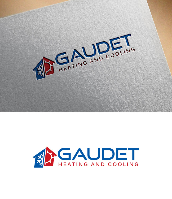 Logo Design for Gaudet Heating and Cooling by Aliqa Design | Design ...