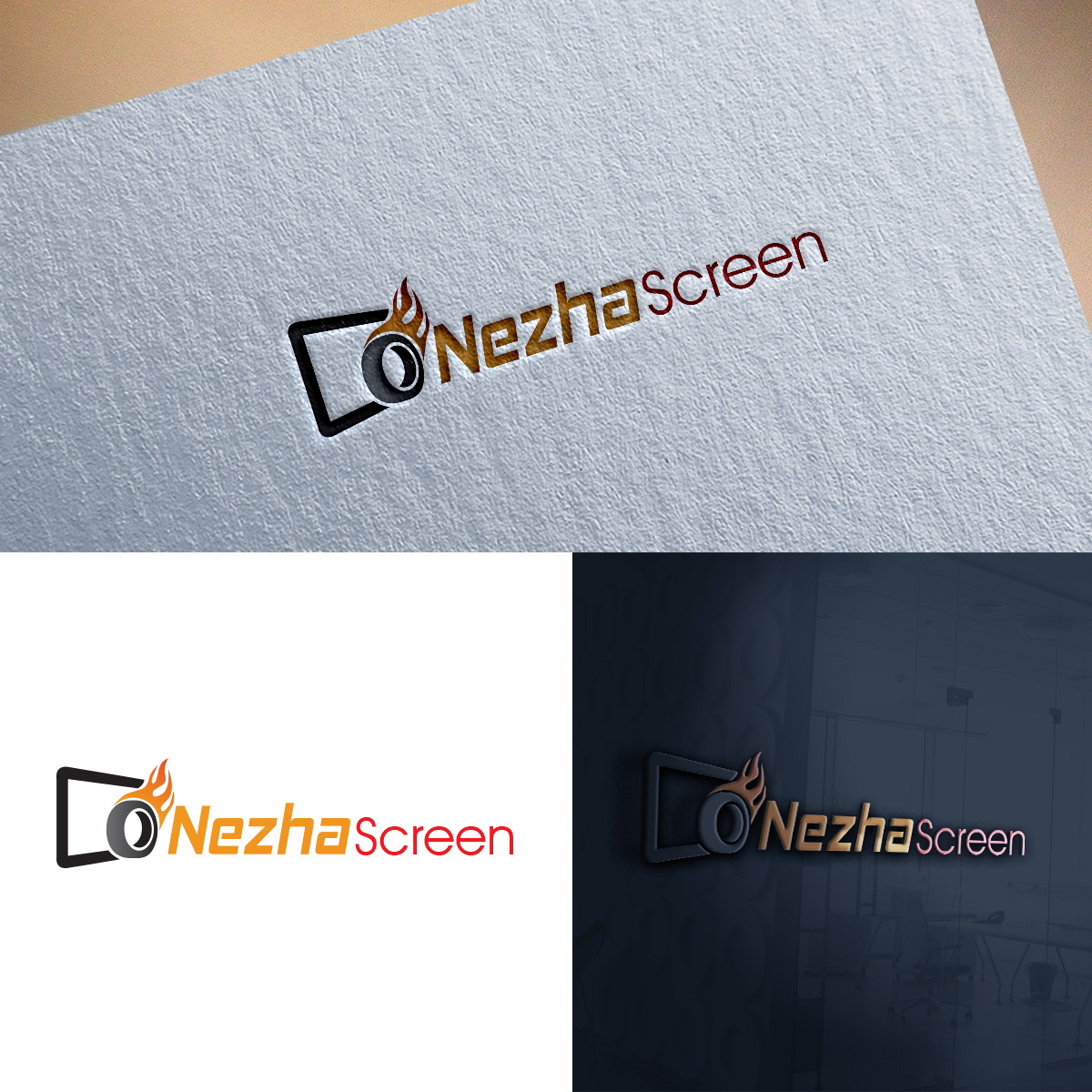 Logo Design for NeZha Screen by Creative Jiniya | Design #22192249