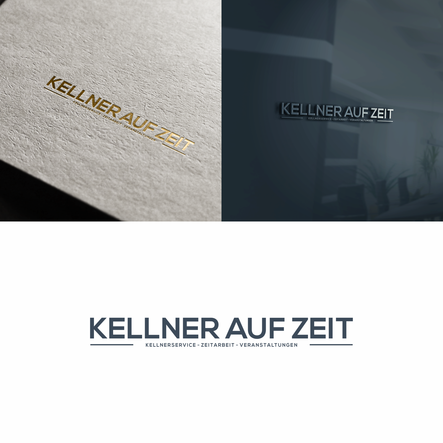 Modern, Upmarket Logo Design for Kellner auf Zeit; - Kellnerservice ...