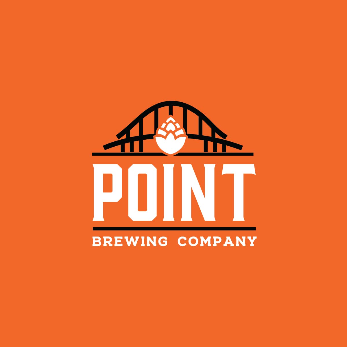 Bold, Modern, Craft Brewery Logo Design for Point Brewing Company by ...