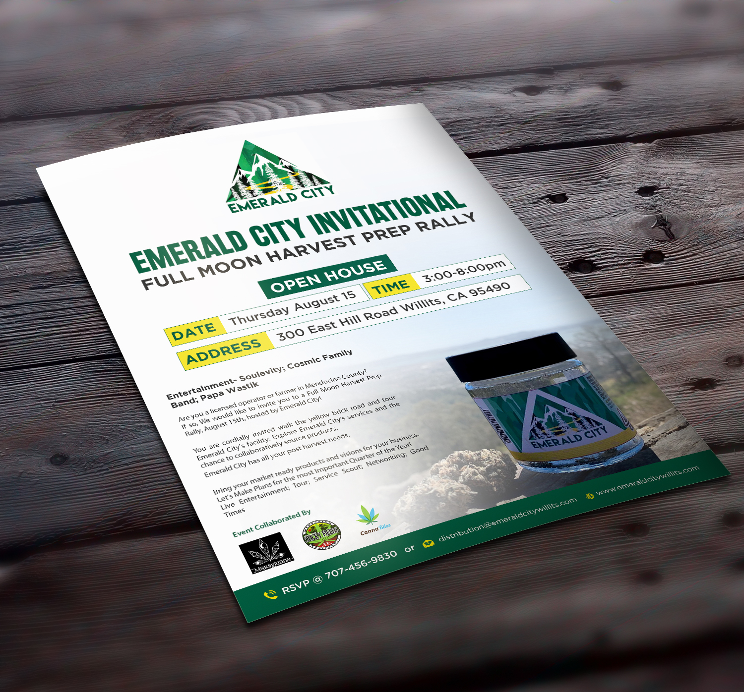 Elegant, Playful Flyer Design for Mendocino Conscious Endeavors by ...