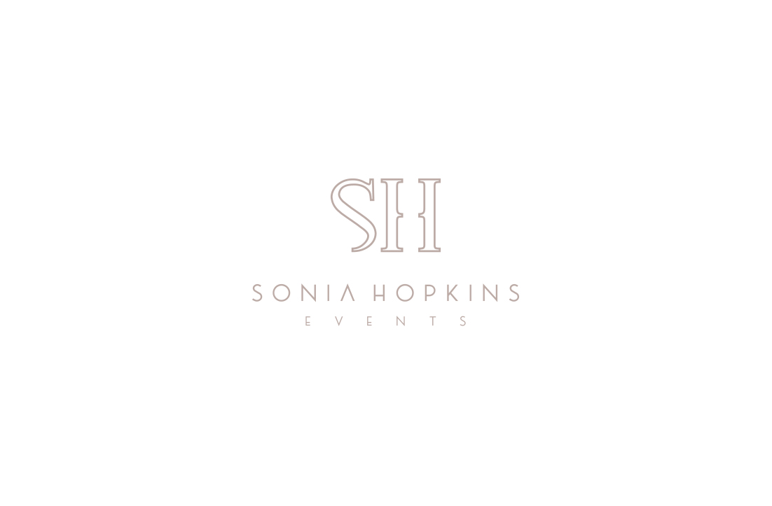Bold, Masculine Logo Design for Sonia Hopkins Events by GLDesigns ...