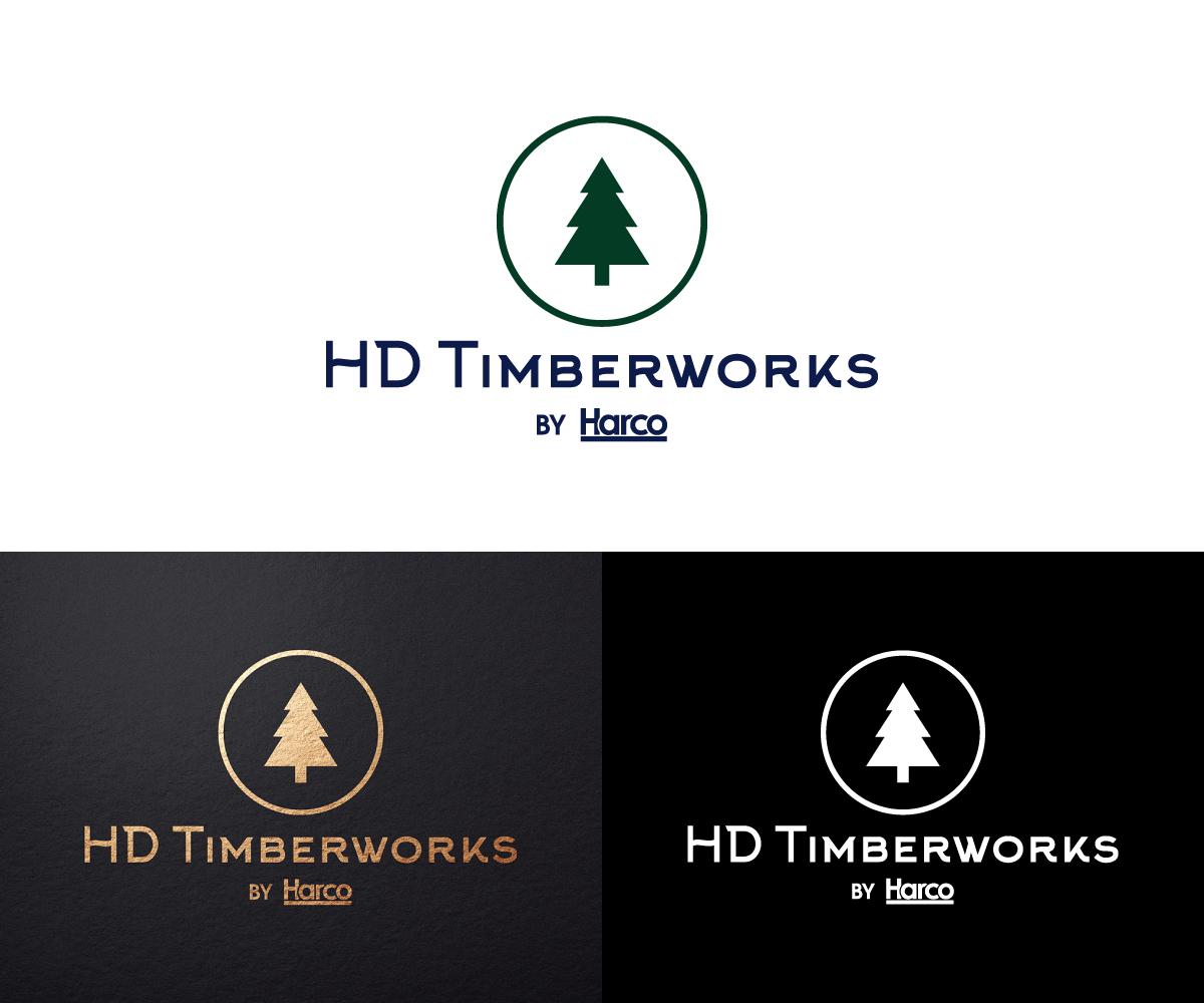 Logo Design for Harco & HD Timberworks, HD Timberworks by Harco by H-H ...