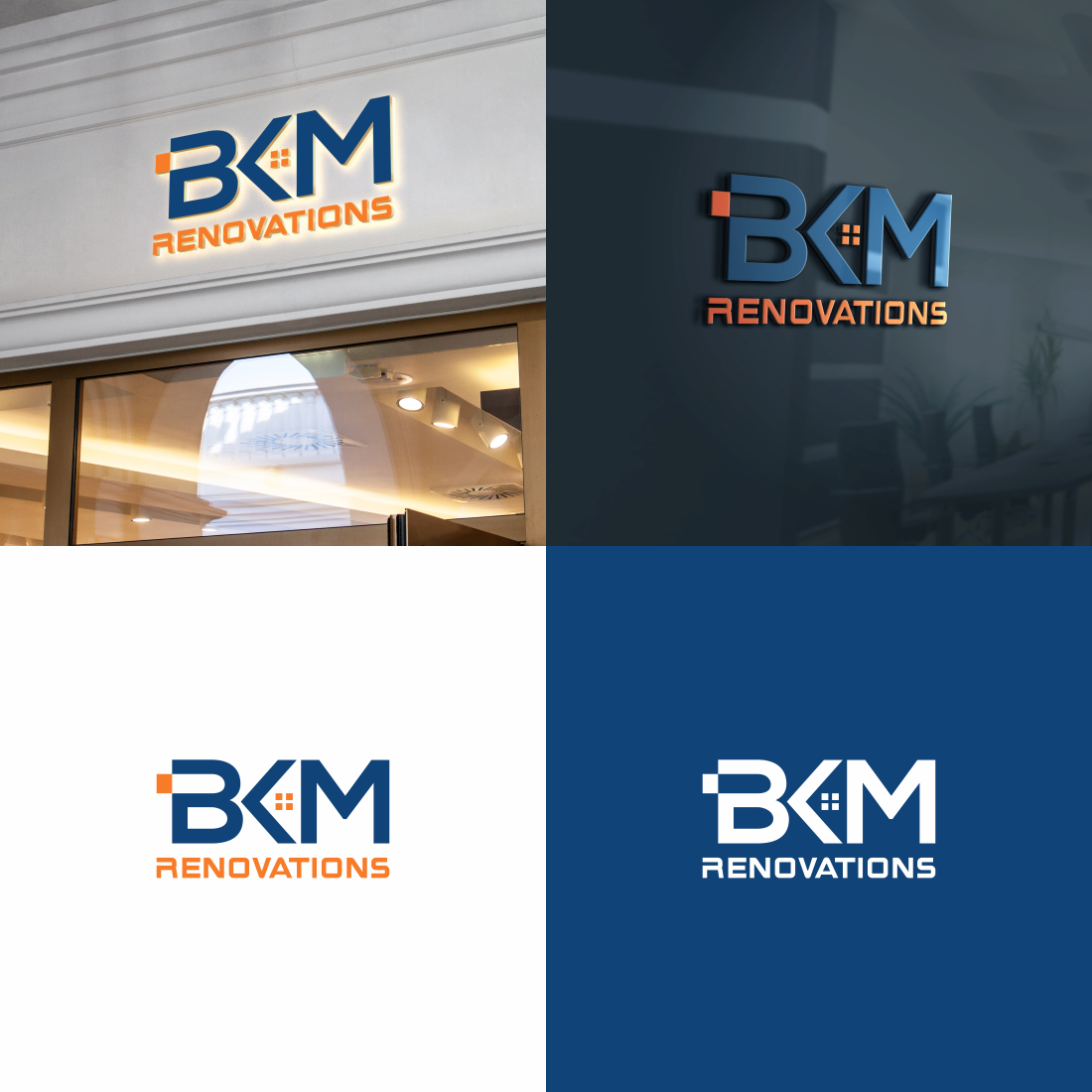 Logo Design for BKM Renovations by aqilazhifara | Design #22230154