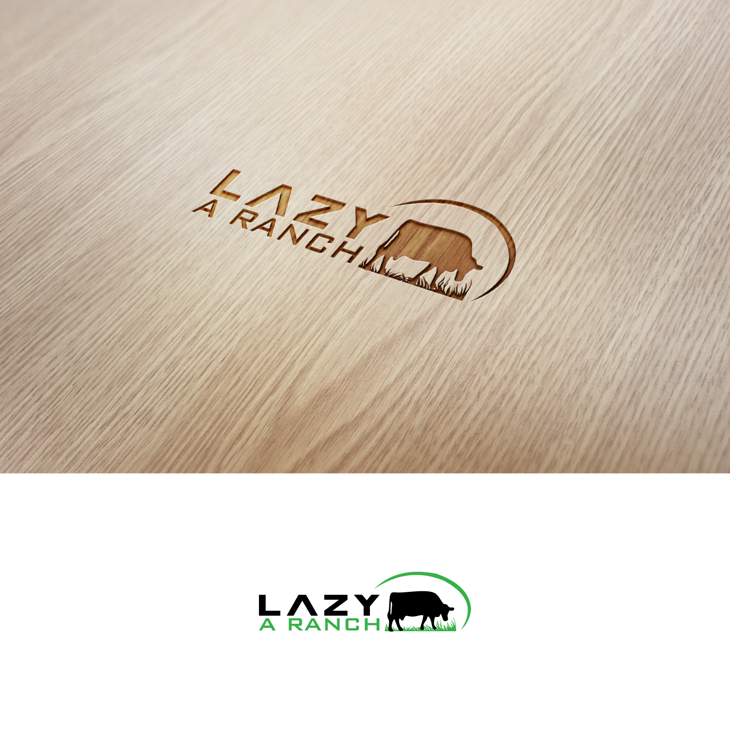Logo Design for LAZY A RANCH by Aditya.DwiRama | Design #22241464