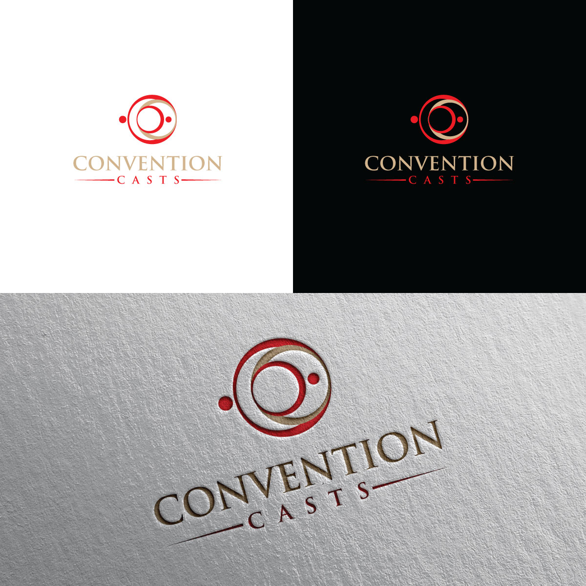 Elegant, Professional, Modeling Agency Logo Design for Convention Casts ...