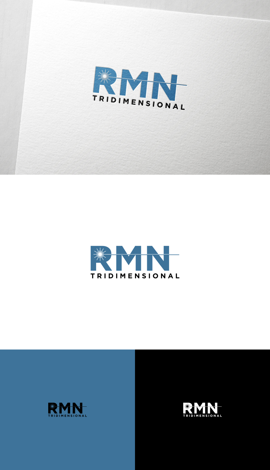 Elegant, Playful, Industry Logo Design for RMN Tridimensional by sidiq ...