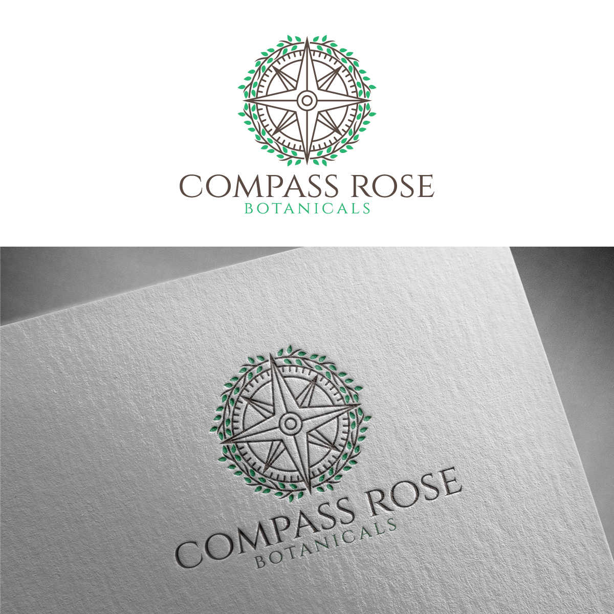 Upmarket, Playful Logo Design for Compass Rose Botanicals by Graphic ...