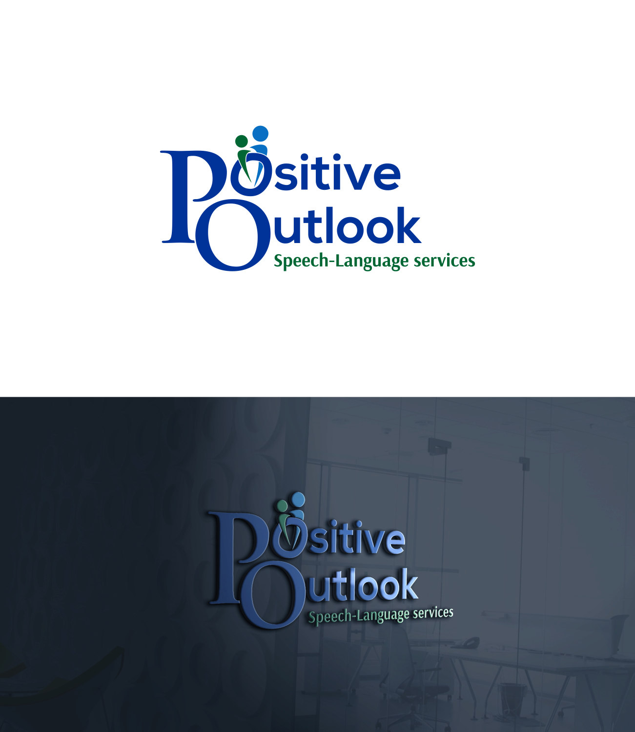 Logo Design for Positive Outlook- Speech-Language services by siti ...