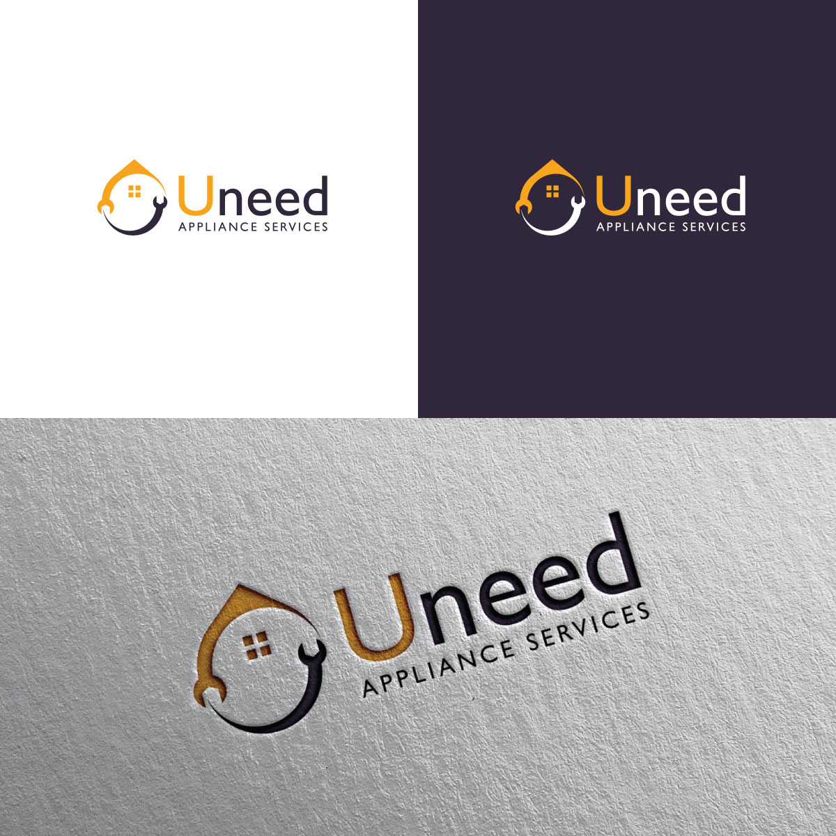 Professional, Elegant Logo Design for Uneed Appliance Services by Rii ...