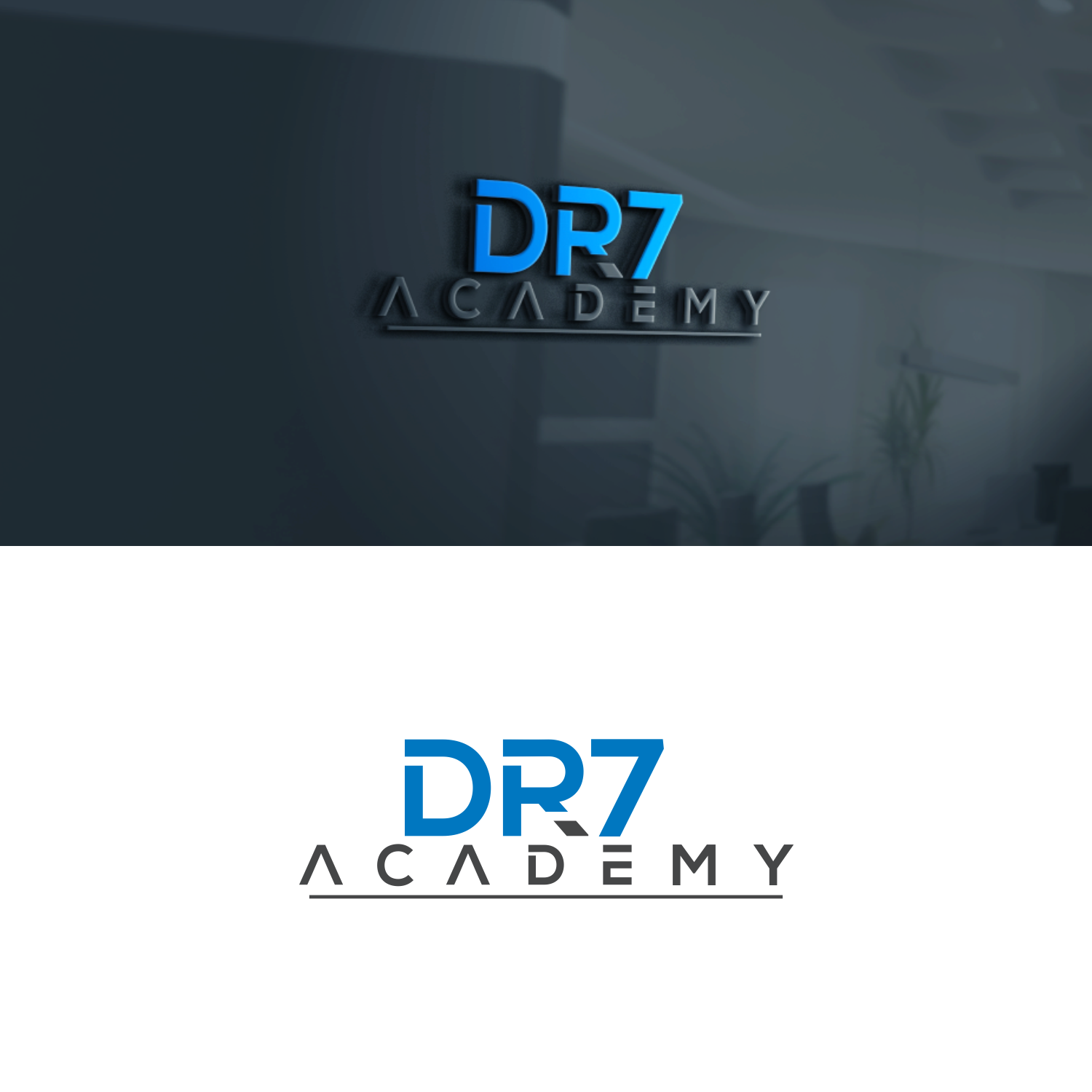 Elegant, Playful Logo Design for DR7 Academy by manah bening | Design ...