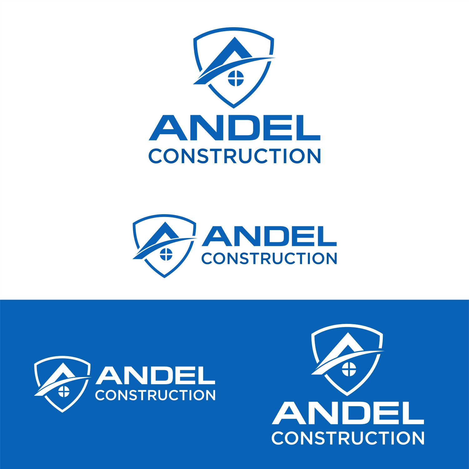Bold, Masculine, Construction Company Logo Design for Andel ...