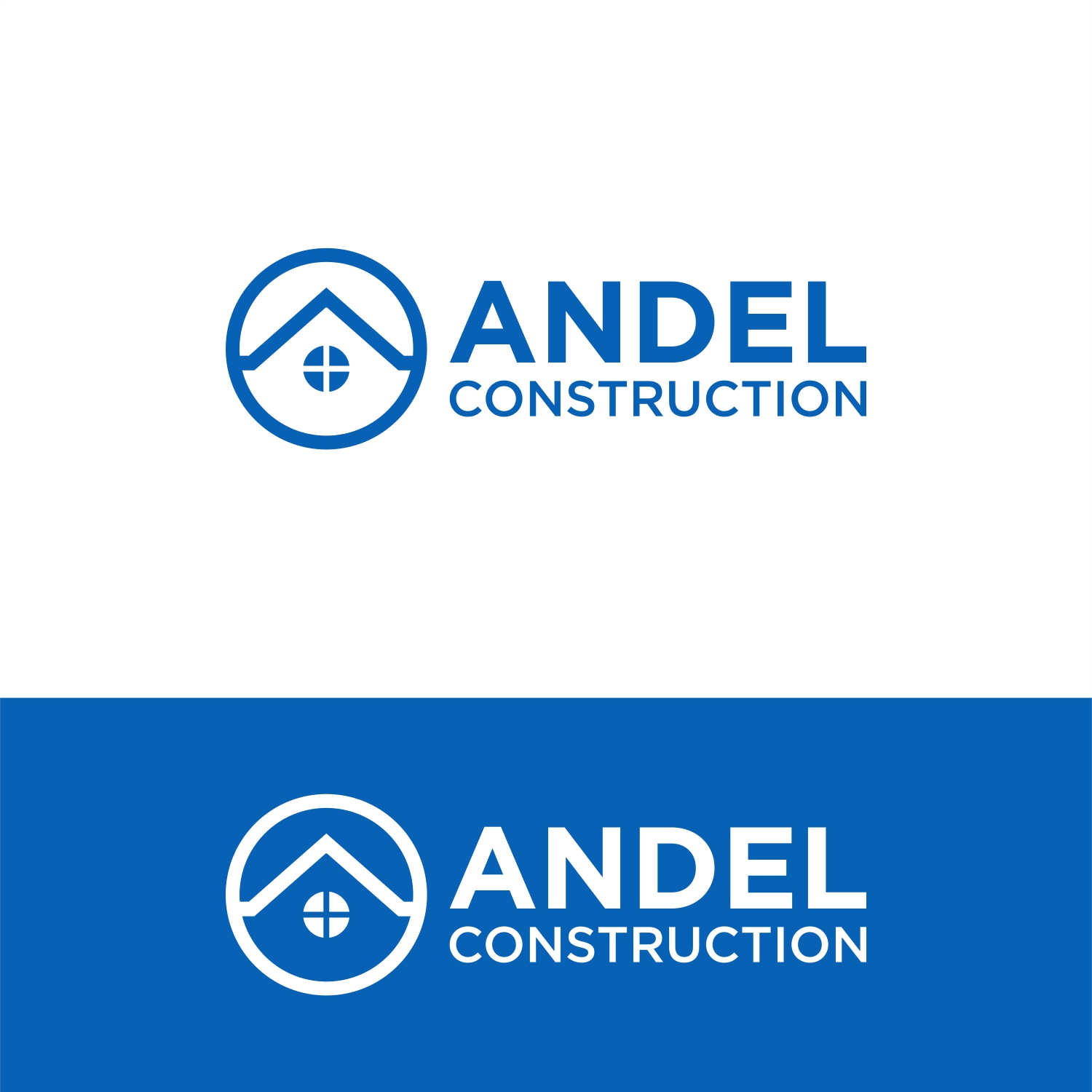 Bold, Masculine, Construction Company Logo Design for Andel ...