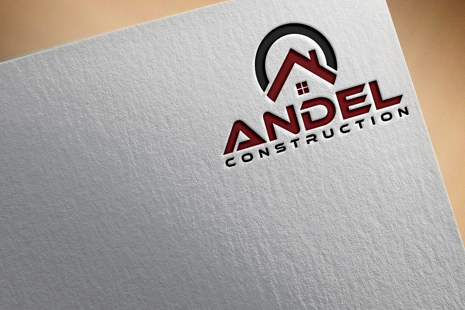 Bold, Masculine, Construction Company Logo Design for Andel ...