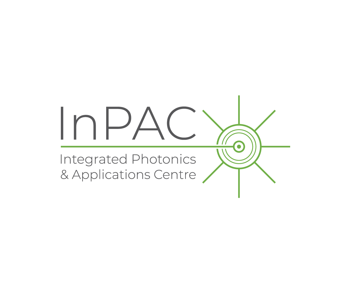 Modern, Professional Logo Design for "InPAC" and maybe in smaller font "Integrated Photonics and ...