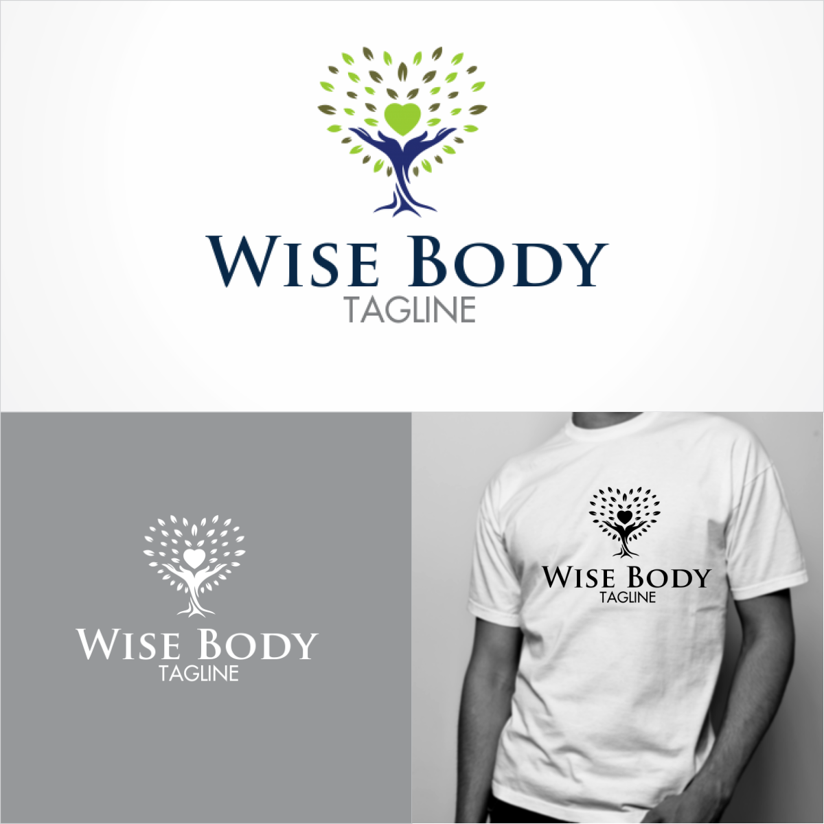 Modern, Personable, Health And Wellness Logo Design for Wise Body ...