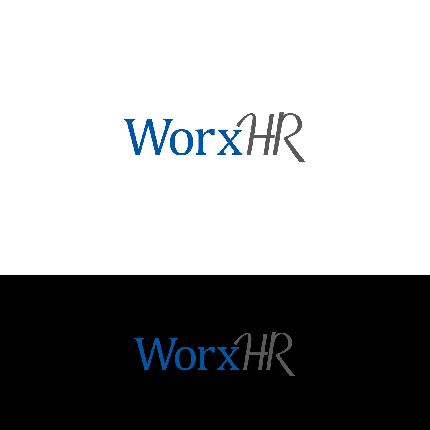 Serious, Modern Logo Design for WorxHR by B8 | Design #22314956