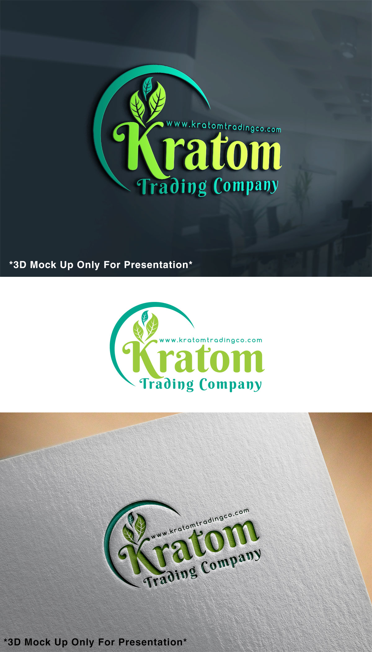Modern, Professional Logo Design for Kratom Trading Company www ...