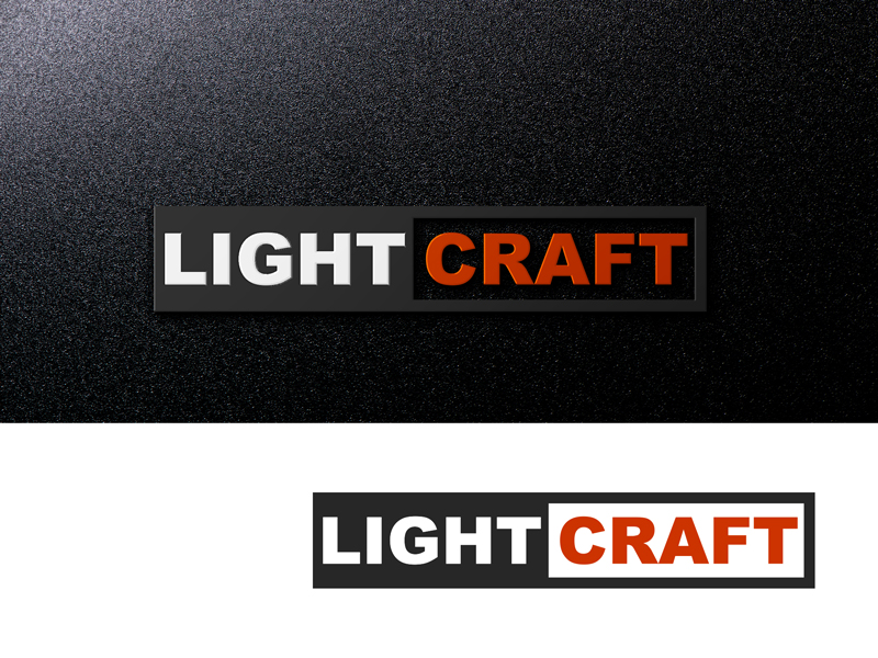 Logo Design for Lightcraft or LIGHTCRAFT ... with or without an extra ...