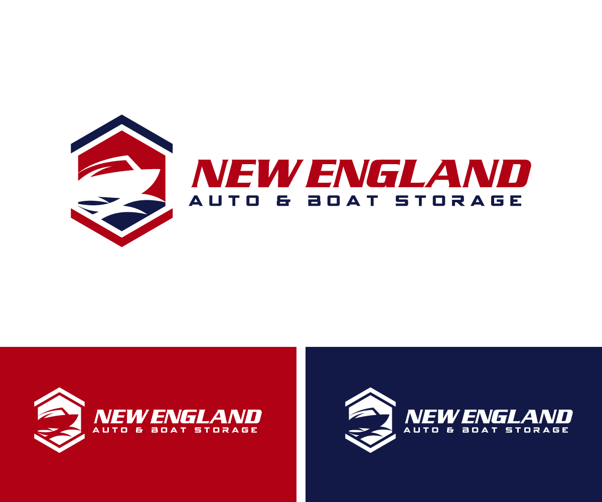 Elegant, Playful, Storage Logo Design for New England Auto & Boat ...