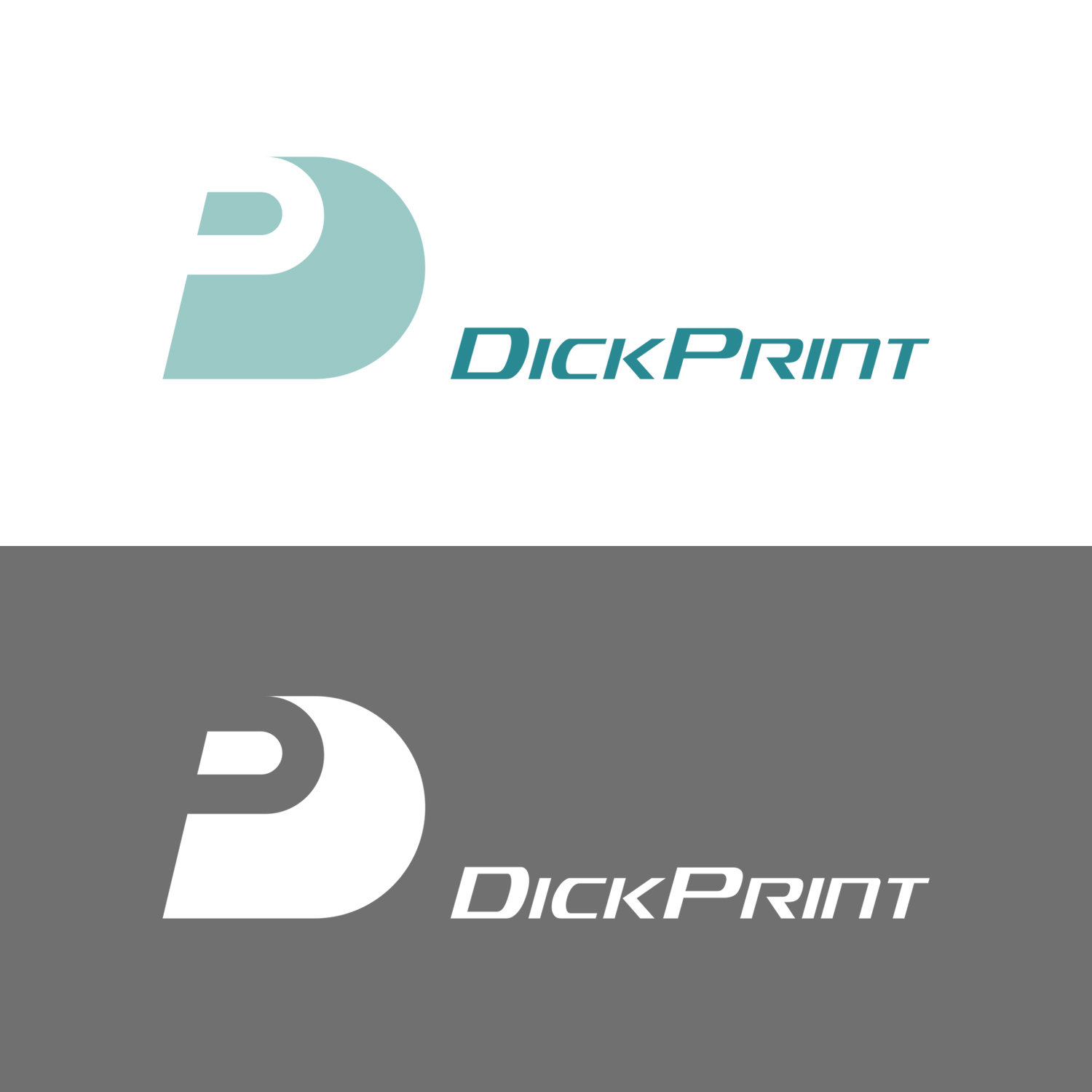 Logo Design for DickPrint, Dick Print, or DP, and a stand alone element ...