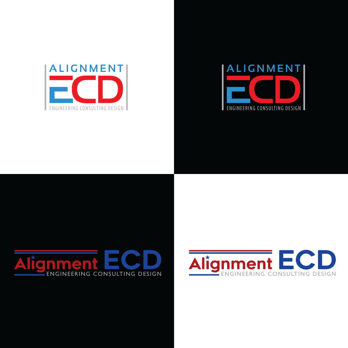 Bold, Modern, Engineering Consulting Logo Design for Alignment ECD ...