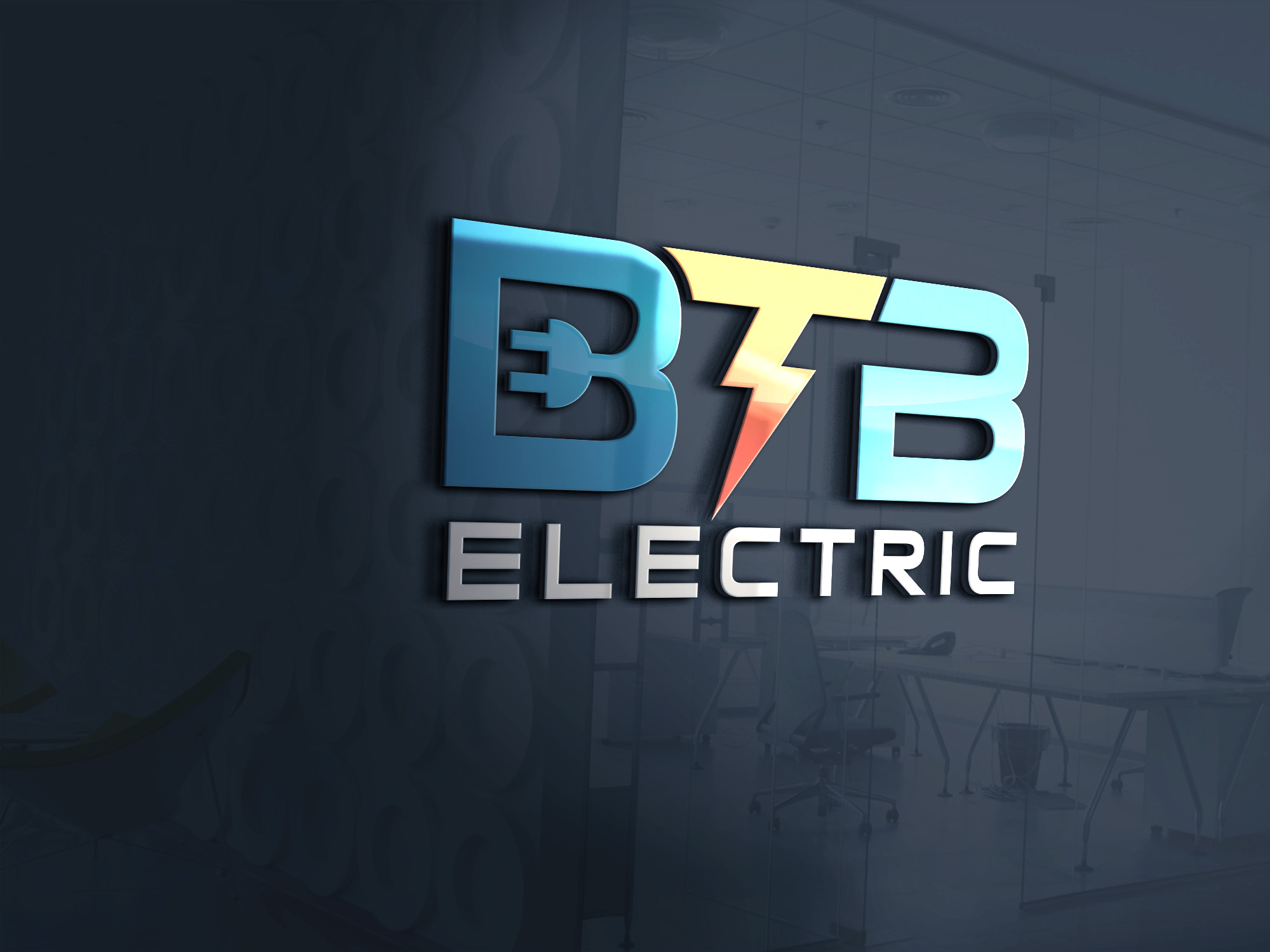 Elegant, Modern, Electrician Logo Design for BTB (electric) by Sarah ...