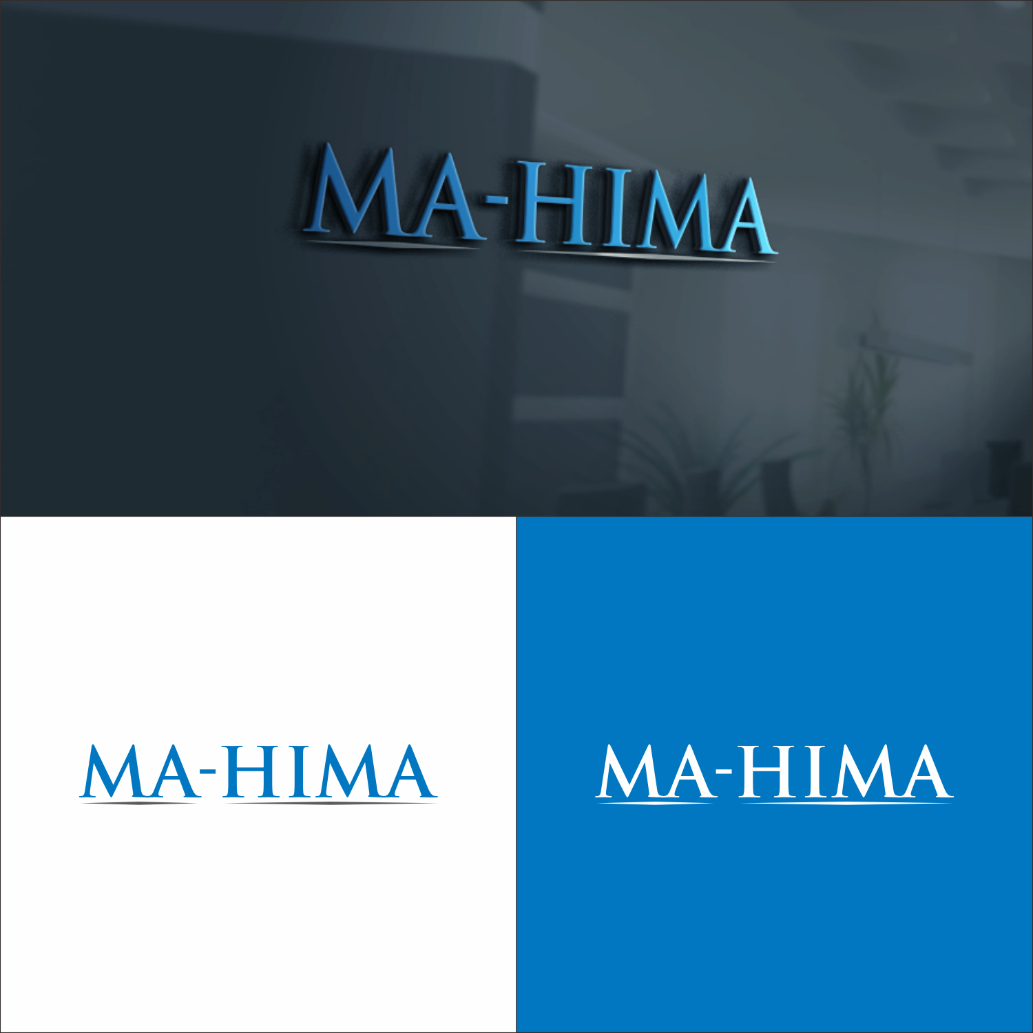 Logotipo De Mahima MAHI MAHI