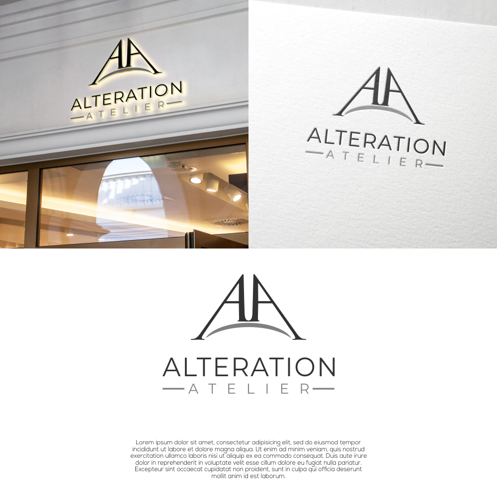 Elegant, Playful Logo Design for Alteration Atelier by laba tiada henti ...