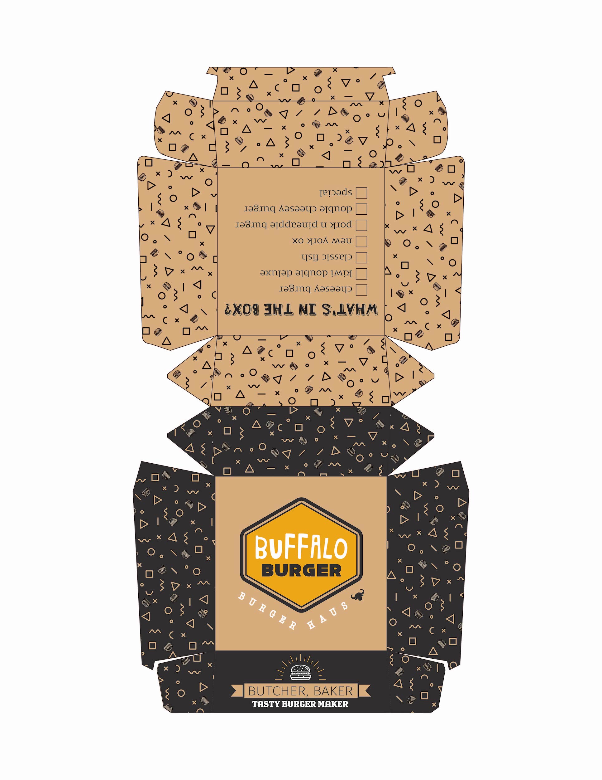 Kiwiburger Packaging Typo