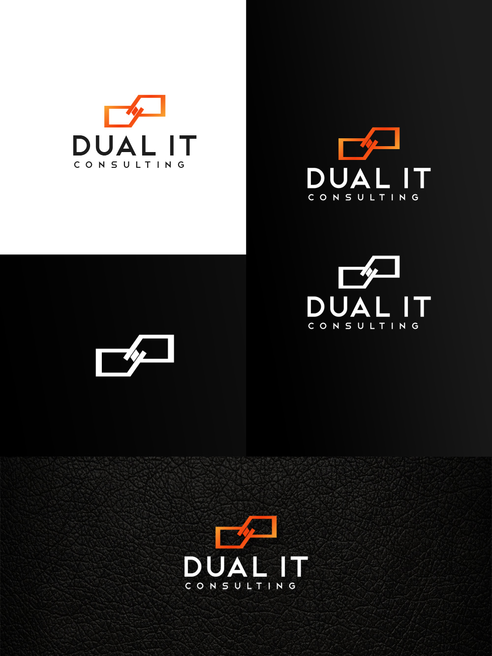 Modern, Colorful Logo Design for Dual IT by raffaella | Design #22382083