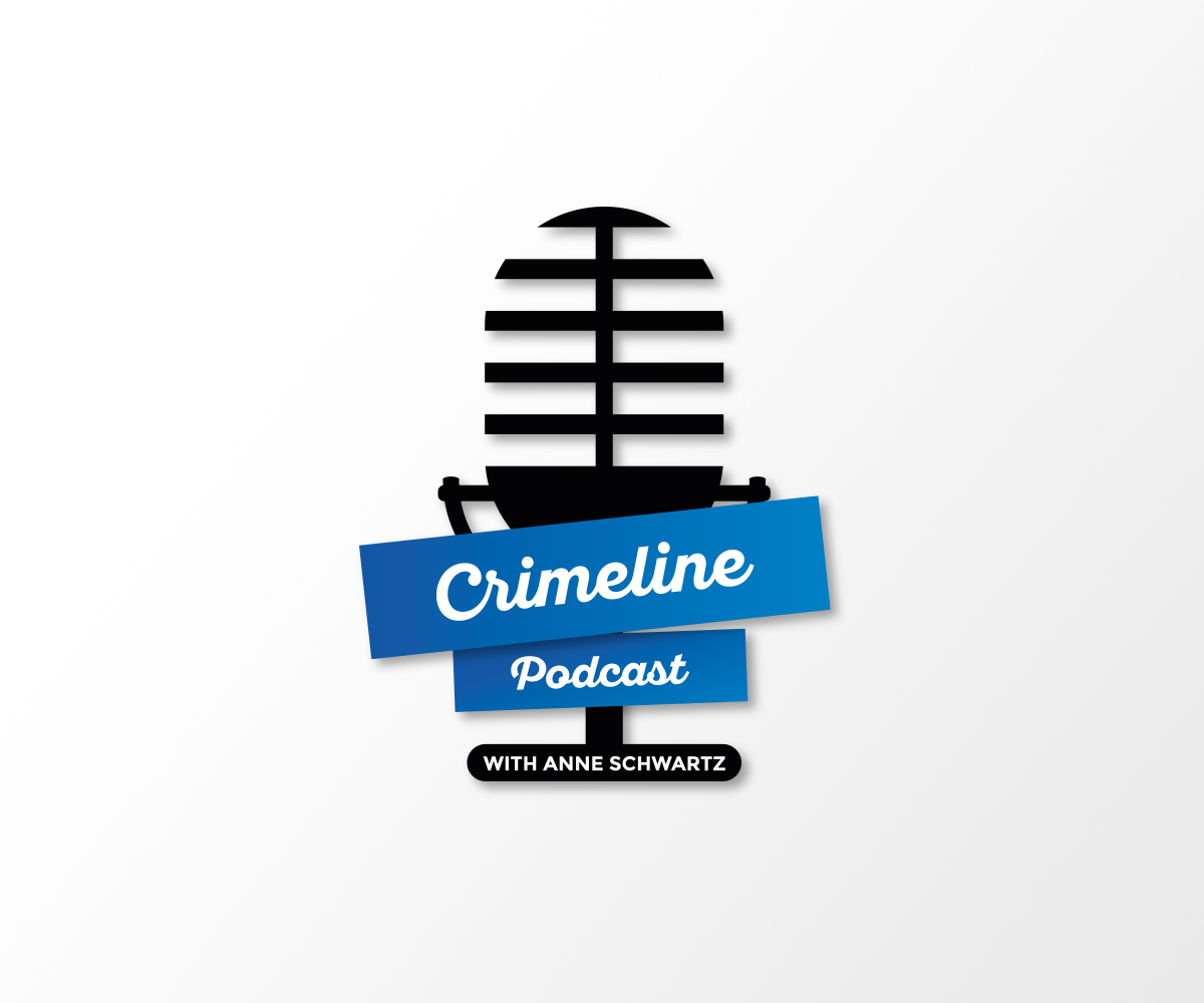 Bold, Professional Logo Design for Crimeline Podcast with Anne Schwartz ...