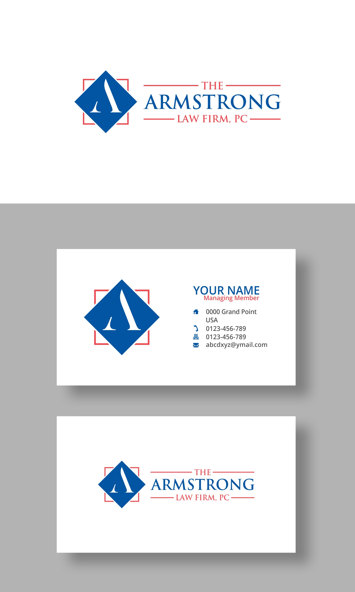 Bold, Serious Logo Design for The Armstrong Law Firm, PC by Apple ...