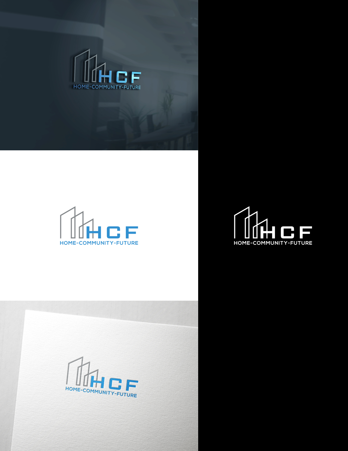 Upmarket, Serious, Real Estate Logo Design for HCF (would consider the ...