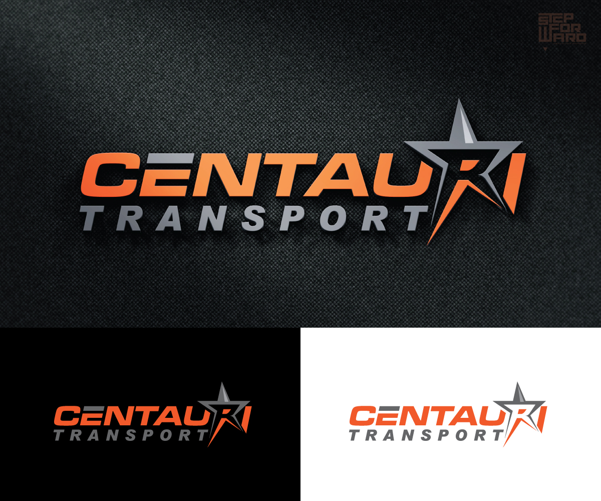 Masculine, Serious, Shipping Logo Design for Centauri Transport by step forward 2 | Design #22434367